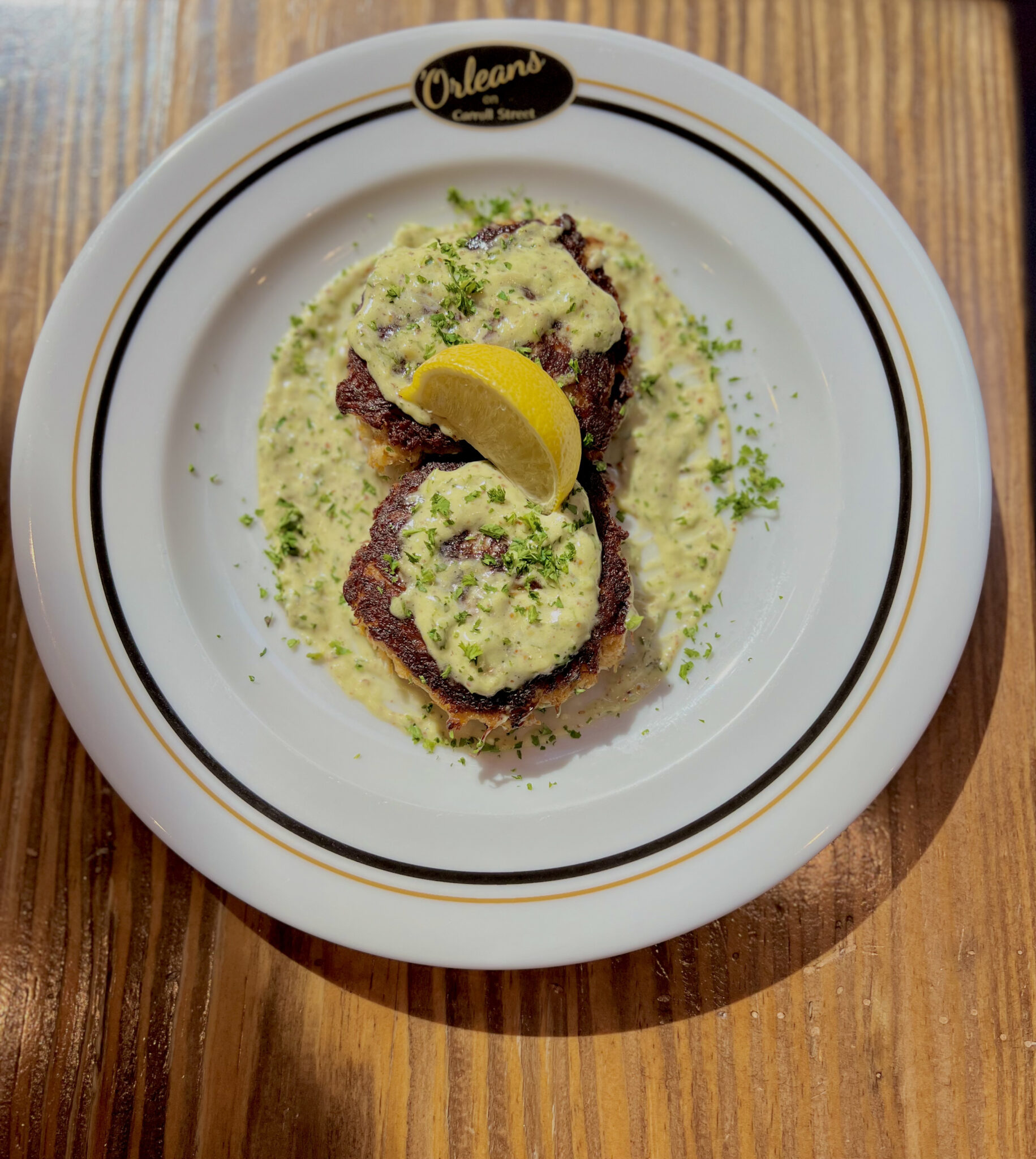 Menu - 'Orleans on Carroll